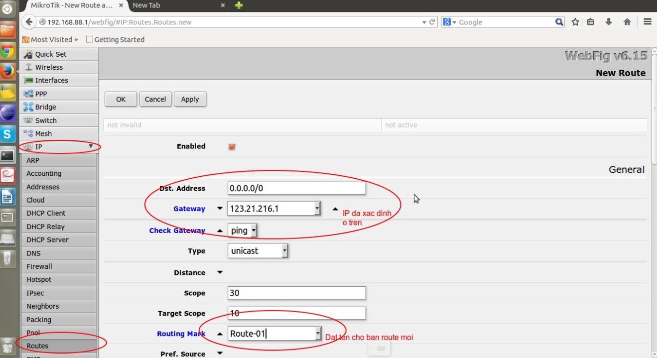 Hướng Dẫn Cấu Hình Cổng WAN Router Mikrotik (Load Balancing)