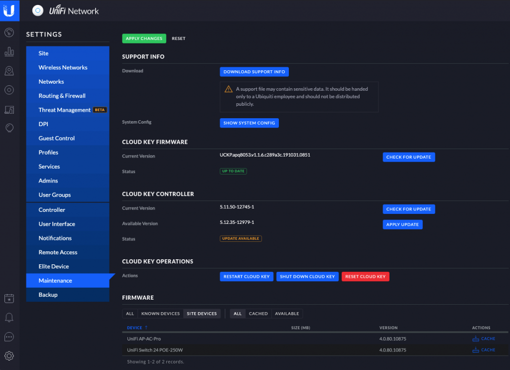 UniFi - Cách chuyển từ Cloud Key sang UDM hoặc Cloud Key mới