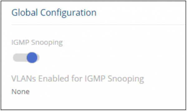 Cấu hình giao thức IGMP Snooping trên Aruba Instant On 1830 Switch