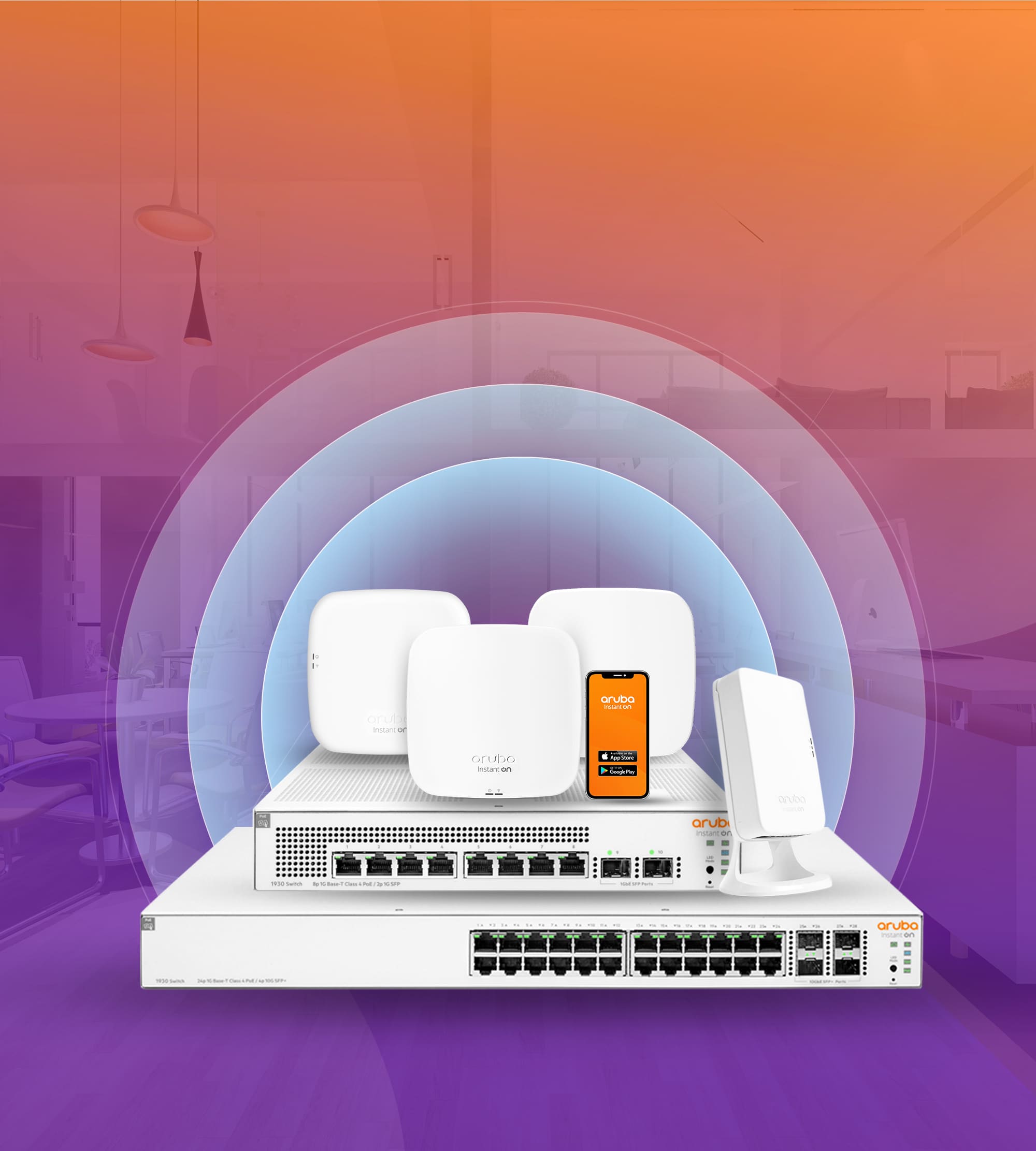Phân Phối Độc Quyền WiFi Aruba Instant On, Giải Pháp Aruba SMB